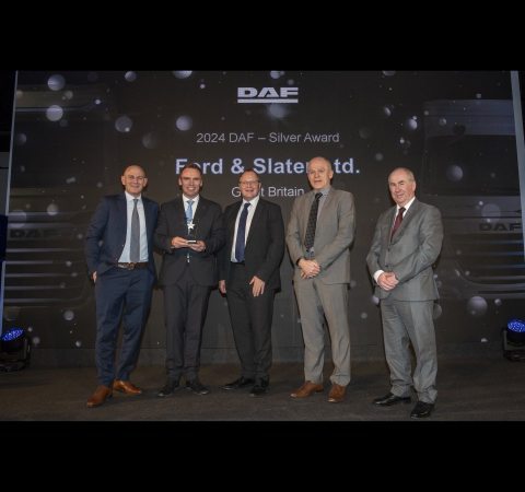 Ford & Slater wins Silver at DAF Dealer Awards in Malaga