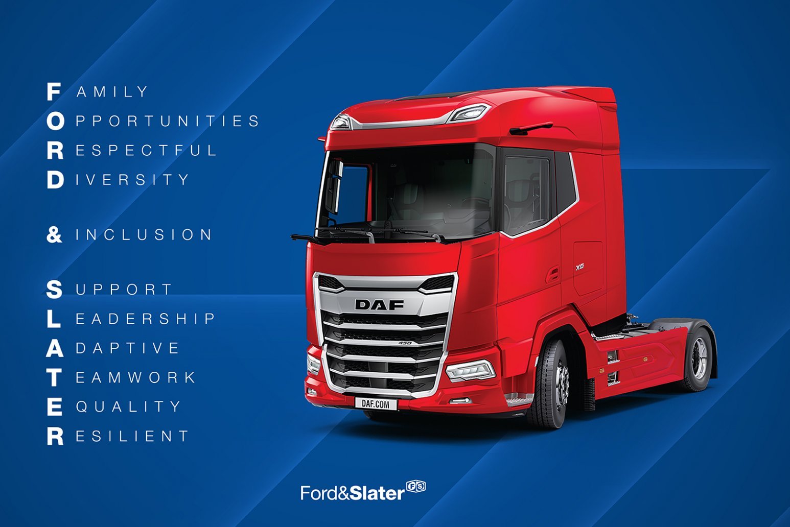 About Ford & Slater Leicester | DAF Trucks | Truck Servicing | Truck Parts